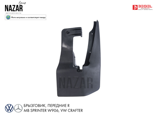 Брызговик передний R MB Sprinter W906 Crafter - арт. A9068820104 ...
