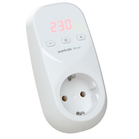 Welrok PR red Реле напряжения в розетку,16А, красный индикатор - купить по выгодной цене в ...