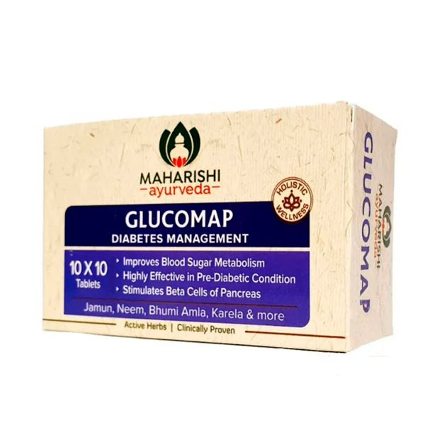 Глюкомап Махариши Glucomap Maharishi 100 таб - купить с доставкой по ...