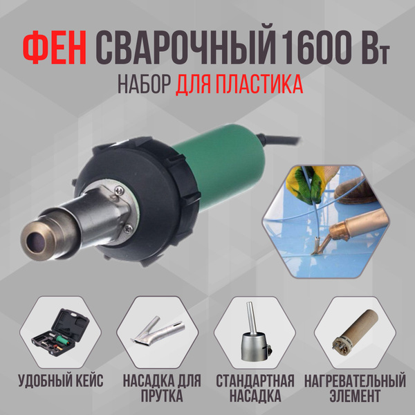 Строительный фен MELTPLAST 1600S PLASTIC - купить по выгодной цене в ...