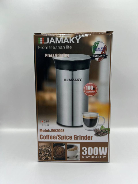Электрическая кофемолка JAMAKY/JMK-9008 купить на OZON по низкой цене (1358487527)