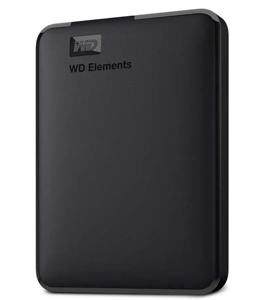 Western Digital 2 ТБ Внешний жесткий диск (WDBU6Y0020BBK-WESN), черный ...