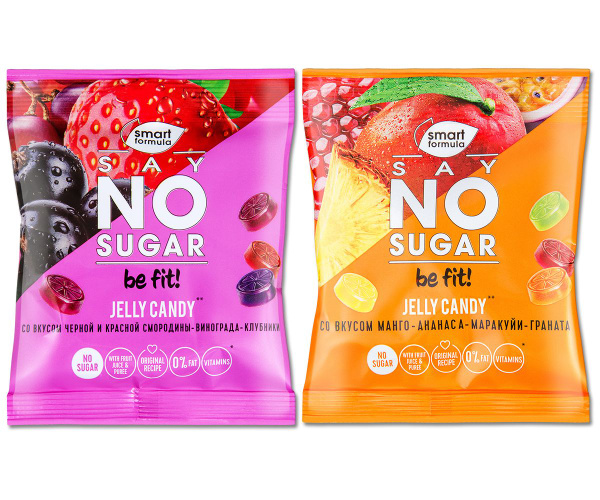 Жевательный мармелад Smart Formula набор 2 вида: "Ягодные вкусы ...