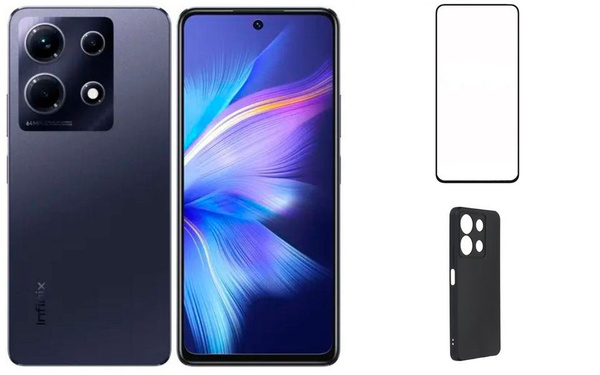 Смартфон Infinix Note X6833B Obsidian Black New + комплект аксессуаров ...