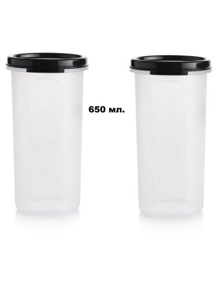 Контейнер пищевой Tupperware, 90х90х172, объем 650 мл - купить по выгодной цене в интернет ...