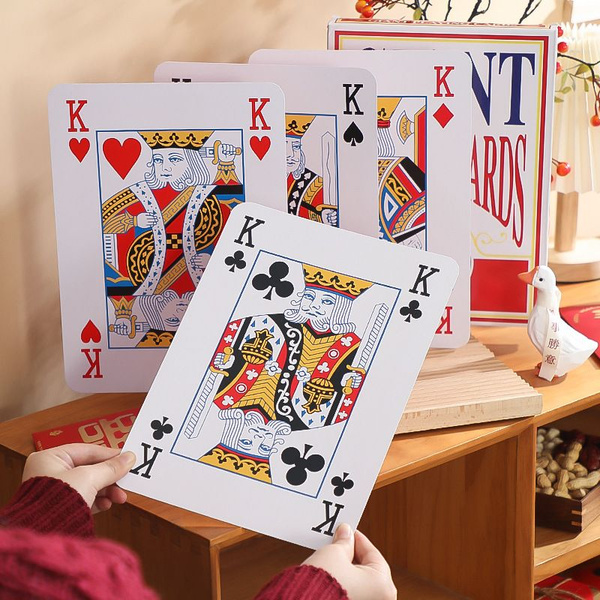 Игральные карты формата А4, 28 х 20 см (54 карты) - купить с доставкой по выгодным ценам в ...