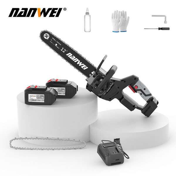 Цепная пила NANWEI 12-дюймовый 2000W Скорость холостого хода 6800 об ...