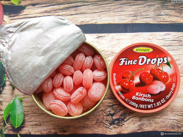 Леденцы Вишня Woogie Fine Drops Kirsch Bondons 200 г (Австрия) - купить ...