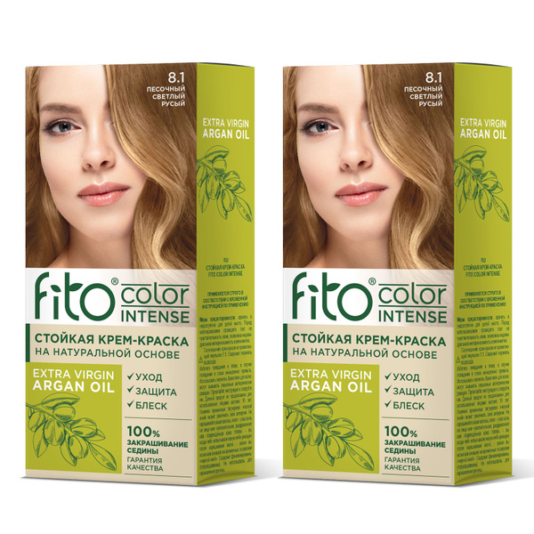 Fito Cosmetic / Стойкая крем-краска для волос Fito Color Intense Фитокосметик, Песочный светлый ...