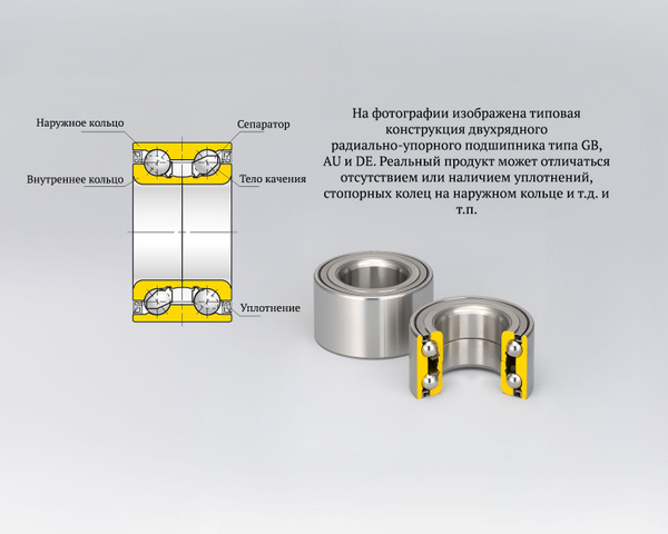 Подшипник универсальный SNR GB.12508 - купить по выгодной цене в ...