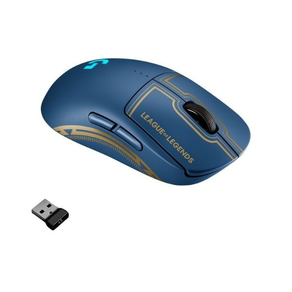 Игровая мышь беспроводная Logitech беспроводная QcK Heavy M , светло ...