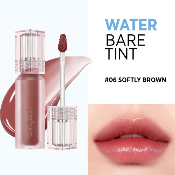 Тинт для губ помада для губ PERIPERA WATER BARE TINT 06 softly brown ...