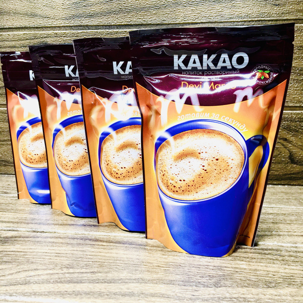 КАКАО натуральный растворимый "Классика", Devi Marco, 250гр, 4 шт ...