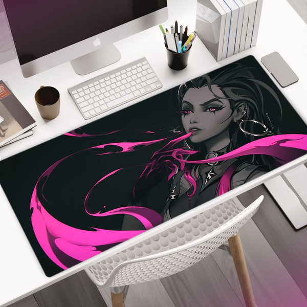 Большой игровой компьютерный коврик 90*40см XXL Рейна Валорант/ Reina ...