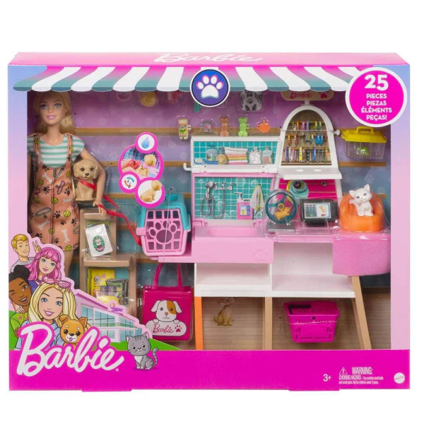 Игровой набор Barbie Pet Shop GRG90 купить на OZON по низкой цене ...