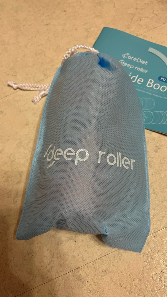 Массажный ролик DEEP ROLLER PU90 для коррекции позвоночника и мфр ...