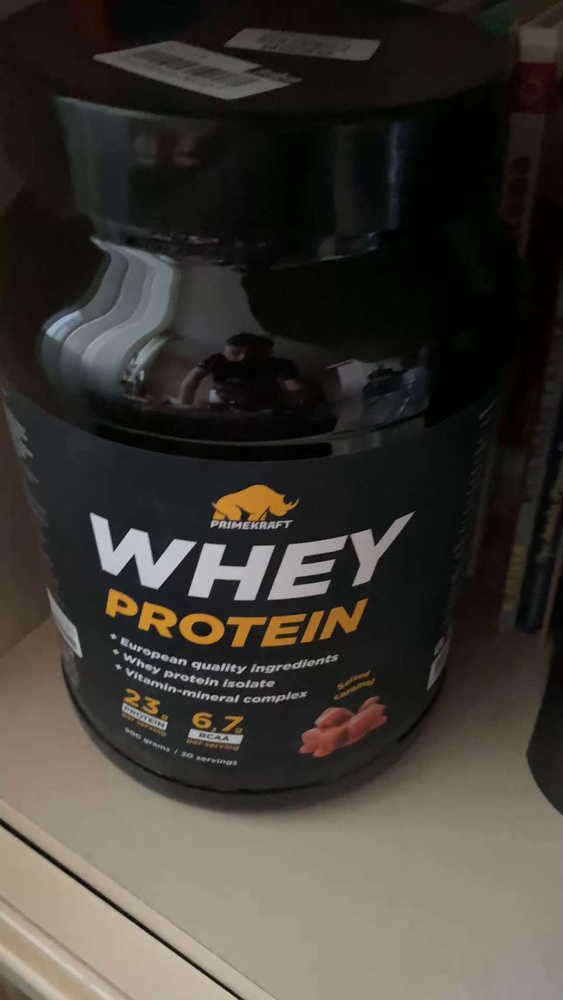 Протеин сывороточный PRIMEKRAFT "Whey Protein", Клубника-банан ...